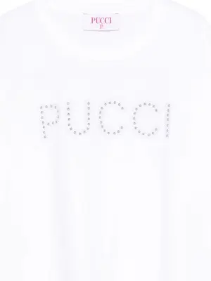 Emilio Pucci Logo Embellished T-shirt
