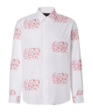 Simone Rocha Embroidered Cotton Poplin Shirt - White