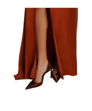 JIMMY CHOO Satin Pointed Toe High Heel Pumps