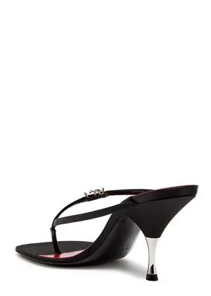 Saint Laurent Jerry 80 Crystal-embellished Sandals