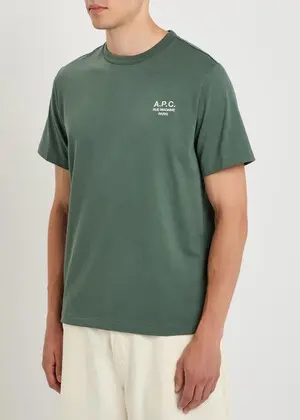 A.p.c. Rue Madame Logo-embroidered Cotton T-shirt