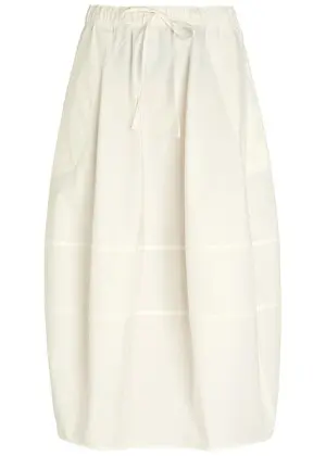 Polo Ralph Lauren Cotton Poplin Midi Skirt