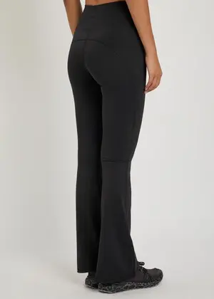 Stella McCartney Adidas X Training Logo Stretch-jersey Flared Leggings