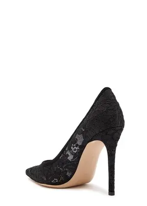 GIANVITO ROSSI Claudia 110 Lace Pumps - Black