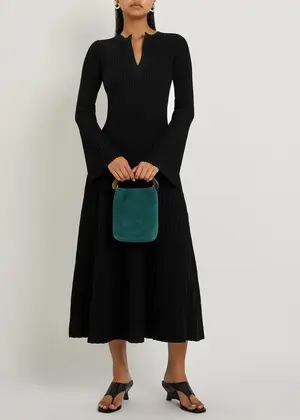 Simkhai Genna Ribbed Knit Midi Dress