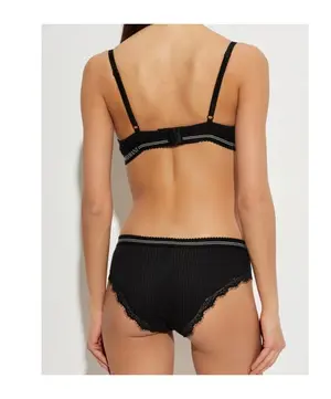 Emporio Armani Lace Trim Underwired Bra
