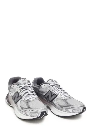 NEW BALANCE 2010 Metallic Mesh Lace-up Sneakers - Grey