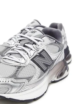 NEW BALANCE 2010 Metallic Mesh Lace-up Sneakers - Grey