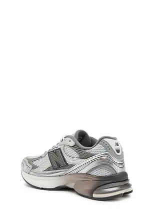 NEW BALANCE Panelled Metallic Mesh Sneakers - Silver