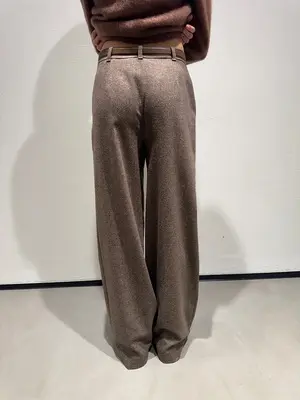 Max Mara Gioia Belted Wide-leg Pants