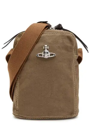 VIVIENNE WESTWOOD Luke Canvas Cross-body Bag - Green