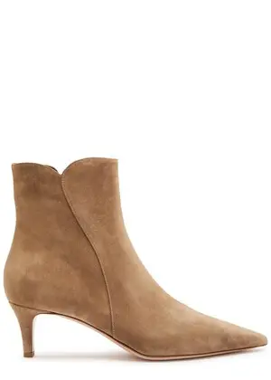 GIANVITO ROSSI Levy 55 Suede Ankle Boots