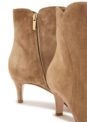 GIANVITO ROSSI Levy 55 Suede Ankle Boots
