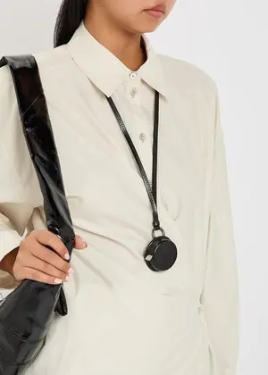 LEMAIRE Molded Tape Leather Necklace