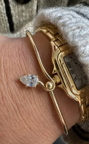 VICE VERSA 14k Yellow Boa Bracelet