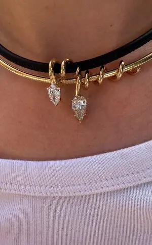 VICE VERSA 14k Yellow Mini Boa Necklace