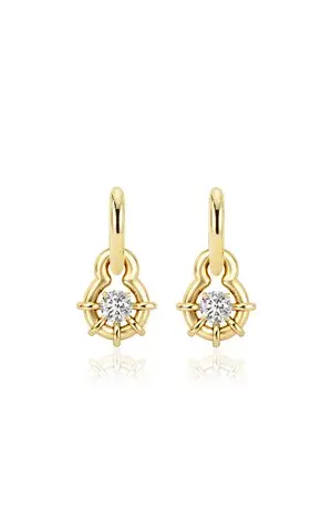 VICE VERSA 14k Yellow Louise Huggies - Gold