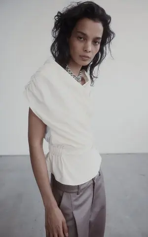 HARRIS TAPPER Chaimberlain Draped Top