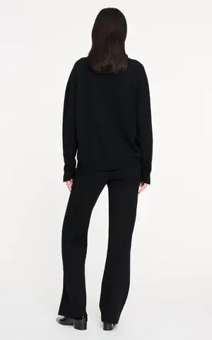 BARRIE Cashmere Sparkling Cross Polo Sweater