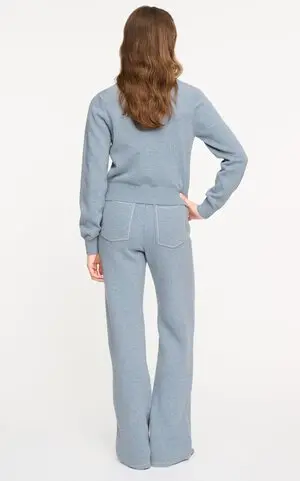 BARRIE Cashmere Mismatch Buttons Cardigan