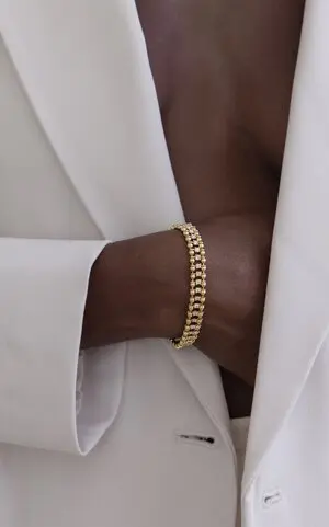 VICE VERSA 14k Yellow Gemini Bracelet