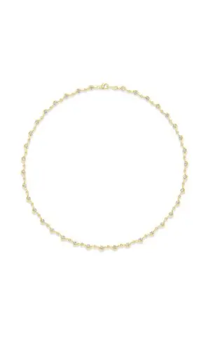 VICE VERSA 14k Yellow Louise Line Necklace - Gold