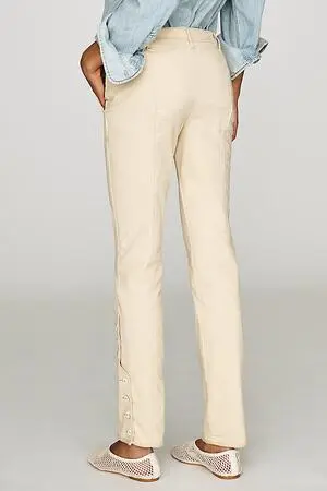 Anthropologie Jodhpur Mid-rise Straight-leg Pants