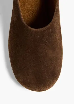 Khaite Marcy Suede Pumps - Ebano