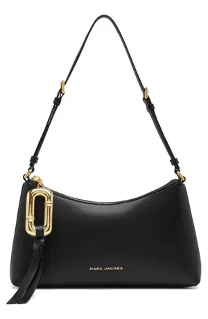 Marc Jacobs Scene Convertible Metallic Leather Mini Bag - Black
