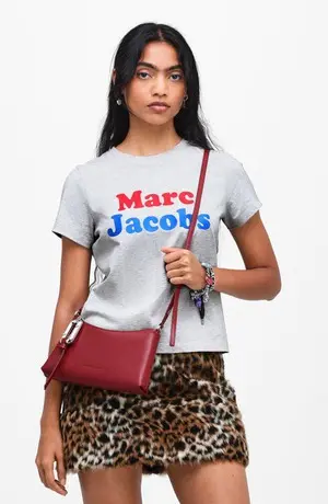 Marc Jacobs Scene Convertible Leather Mini Pouch Bag - Crimson
