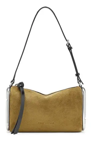 Marc Jacobs Small Scene Suede Shoulder Bag - Hazelnut