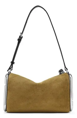 Marc Jacobs Small Scene Suede Shoulder Bag - Hazelnut