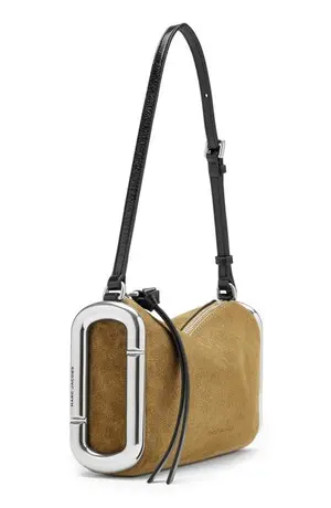 Marc Jacobs Small Scene Suede Shoulder Bag - Hazelnut
