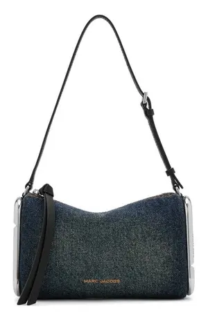 Marc Jacobs Small Scene Suede Shoulder Bag True Indigo