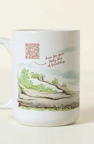 UNCOMMON GOODS Daily Dose Of Friendship Qr Mug