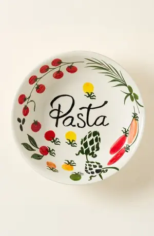 UNCOMMON GOODS Hand-painted Italian Serving Bowl Rosanna S Inc