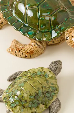 UNCOMMON GOODS Ceramic Garden Turtles Goose And Company Ltd