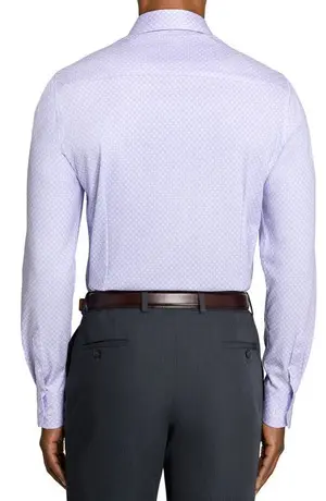 W.R.K Slim Fit Cross Geo Reworked Button-up Shirt
