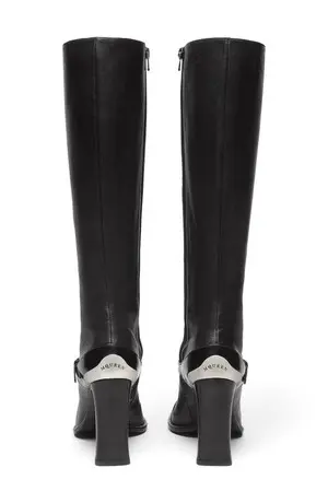 Alexander McQueen Niko Leather Knee High Boots