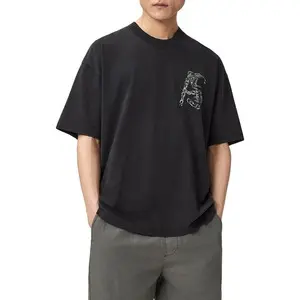 ALLSAINTS Linx Graphic T-shirt - Washed Black