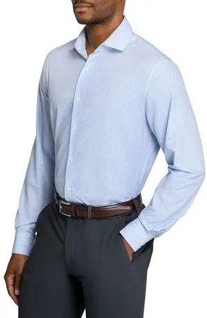 W.R.K Circle Geo Performance Dress Shirt