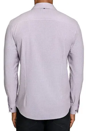 W.R.K Circle Geo Performance Long Sleeve Button Up Shirt