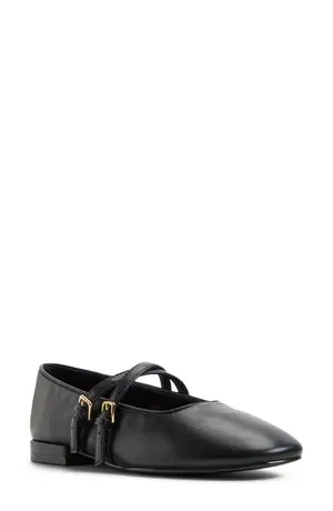 Aldo Elinora Mary Jane Flat - Black