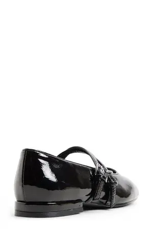 Aldo Elinora Mary Jane Flat With Criss-cross Straps - Black