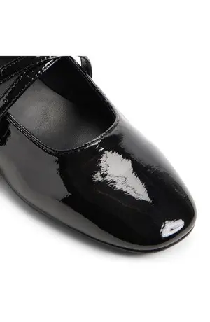 Aldo Elinora Mary Jane Flat With Criss-cross Straps - Black