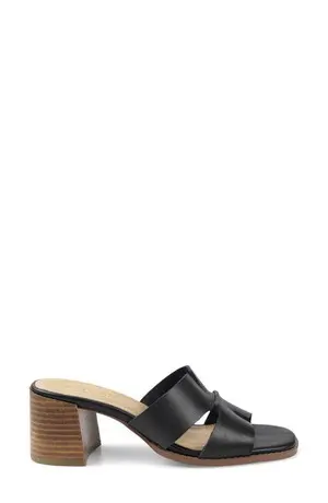 ARTISAN CRAFTED BY ZIGI Dazz Slide Sandal - Black Leather