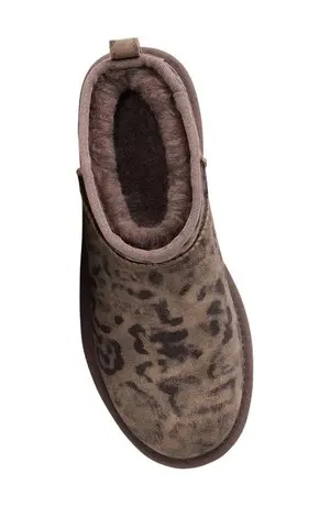 UGG Classic Ultra Mini Spotted Bootie - Chestnut