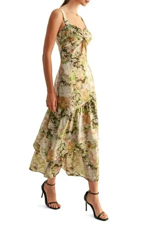 Adelyn Rae Kaya Ruffle Tiered Midi Sundress
