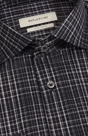 Bugatchi Ooohcotton Devon Plaid Performance Shirt