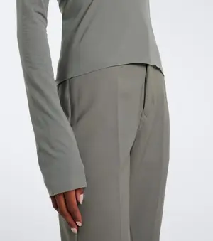 Rick Owens Allanah" Gathered Jersey Top